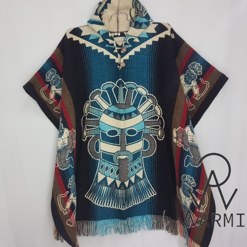 Poncho Alpaca Aya Huma (Diablo Huma) - WARMI