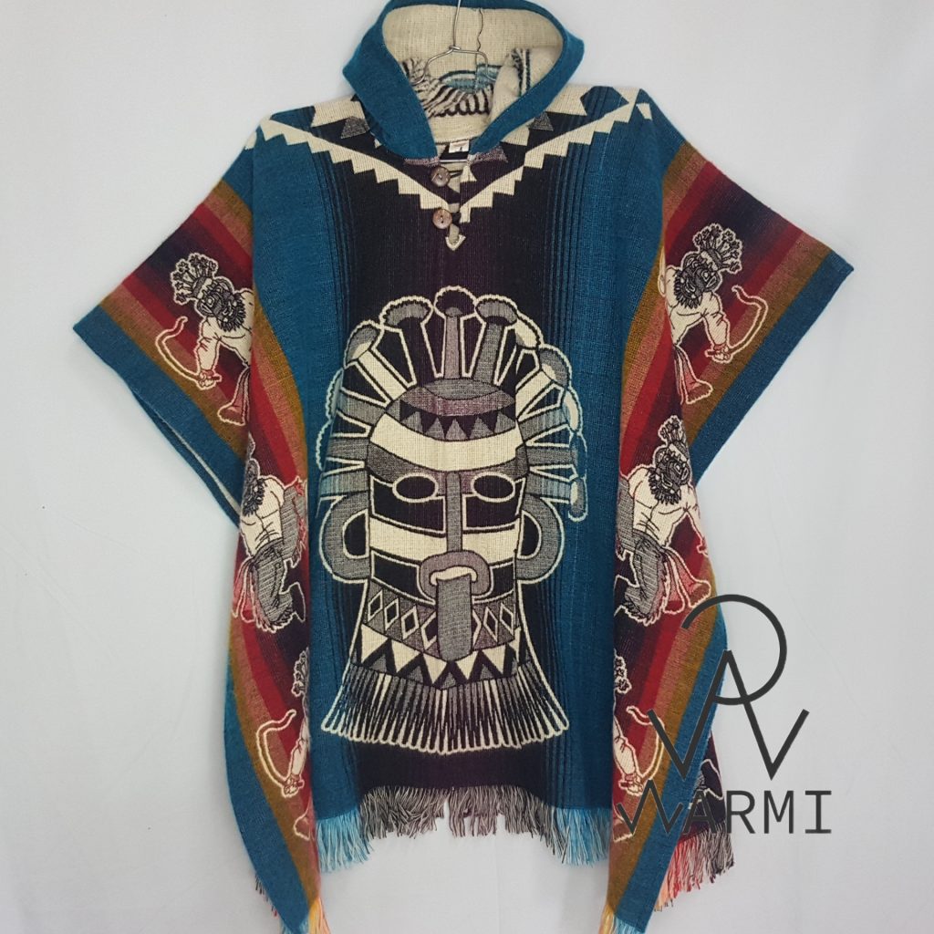 Poncho Alpaca Aya Huma (Diablo Huma) - WARMI