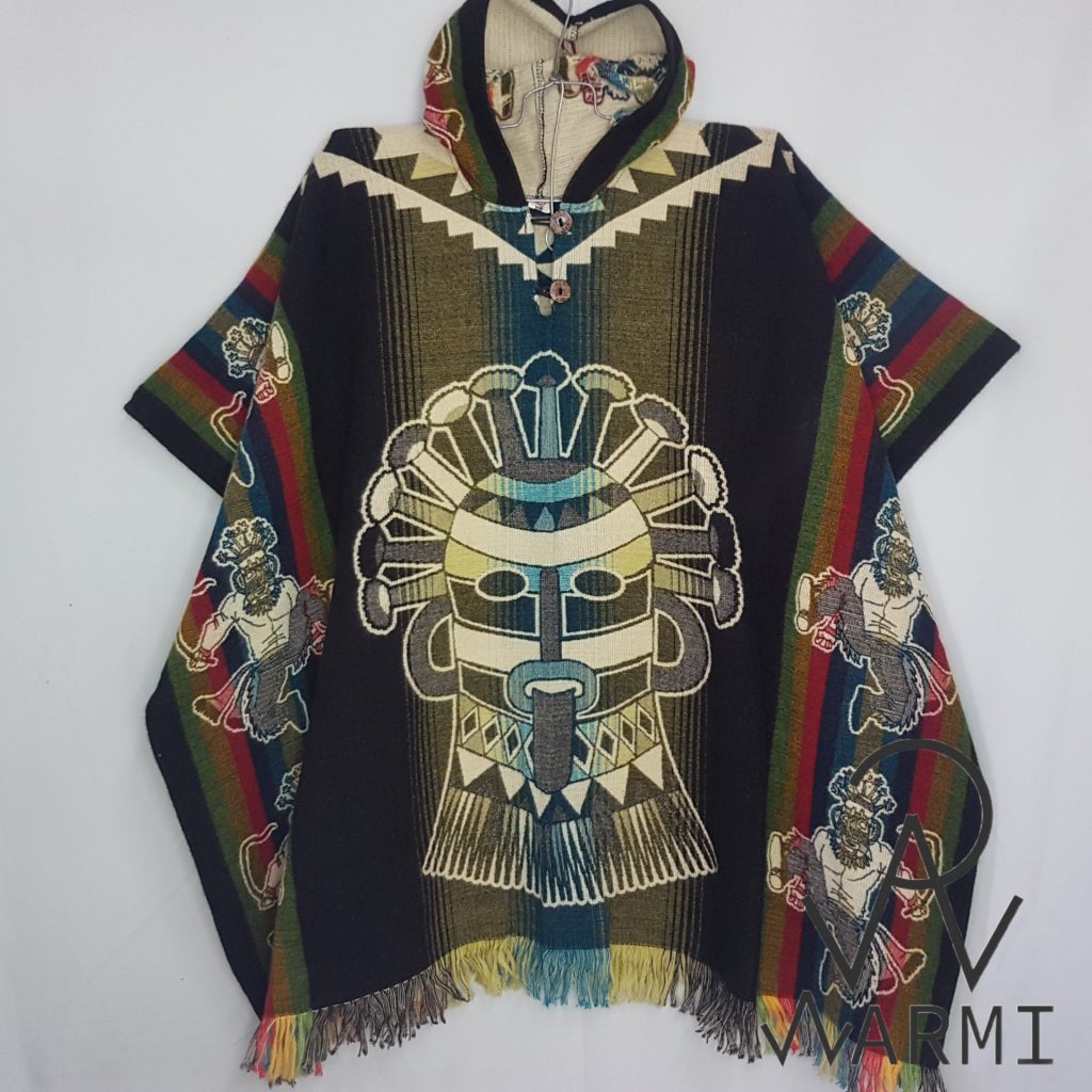 Poncho Alpaca Aya Huma (Diablo Huma) - WARMI